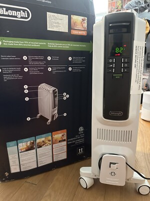 De'Longhi Dragon Digital Oil Filled Radiator Heater 1500W Electric ...