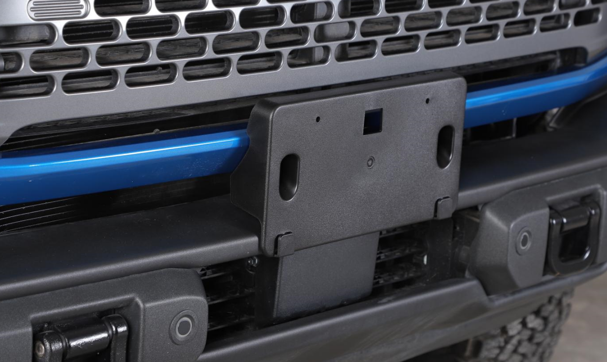 Black Front License Plate Holder Bracker Base Trim Cover for Ford ...