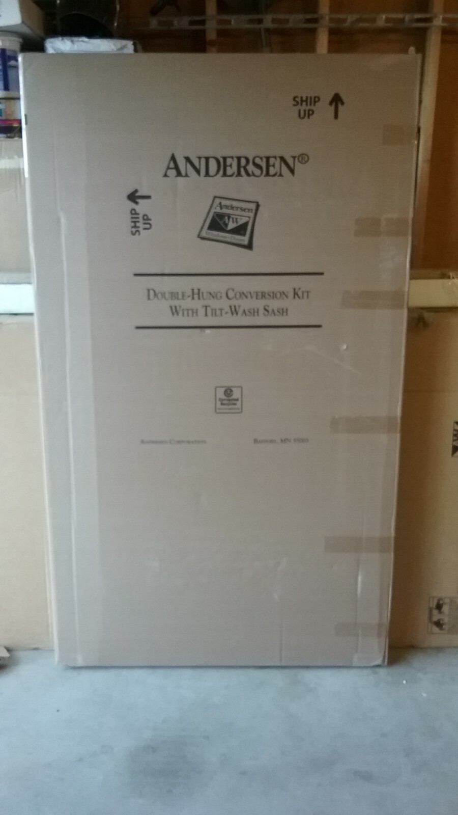 Andersen Window Conversion Kit 3852 Terratone color -New- Ship in ...