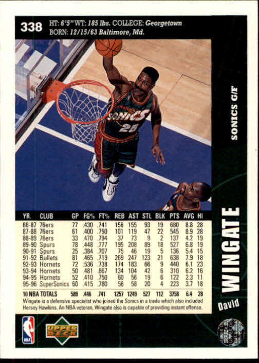 1996-97 Collector's Choice #338 David Wingate | eBay
