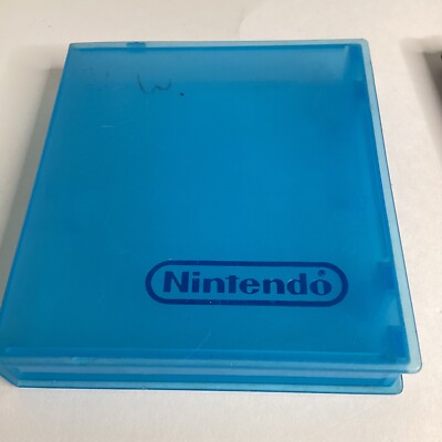 Nintendo NES Blue Plastic Clear OEM Hard Clamshell Cartridge Case | eBay
