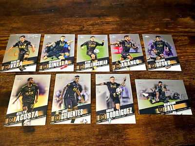 Los Angeles Football Club (LAFC) 2022 TOPPS CHROME TEAM SET cards ...