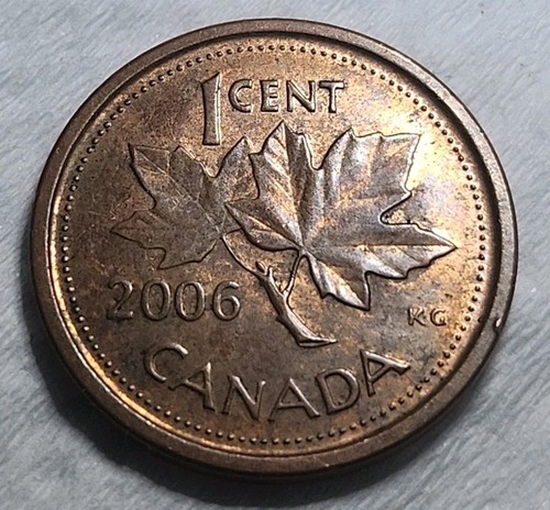 2006 CANADIAN SMALL CENT WITH LOGO NO 'P' MARK MAGNETIC | eBay