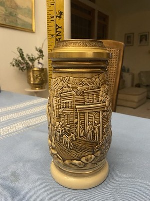 1987 Avon The Gold Rush Handcrafted In Brazil Beer Stein New Open Box ...