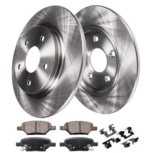 REAR Brake Rotors and Ceramic Brake Pads For Honda Pilot Odyssey Acura ...