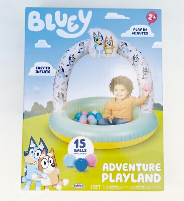Bluey Activity Adventure Playland Ball Pit Toy 15 Balls Included- RARE ...