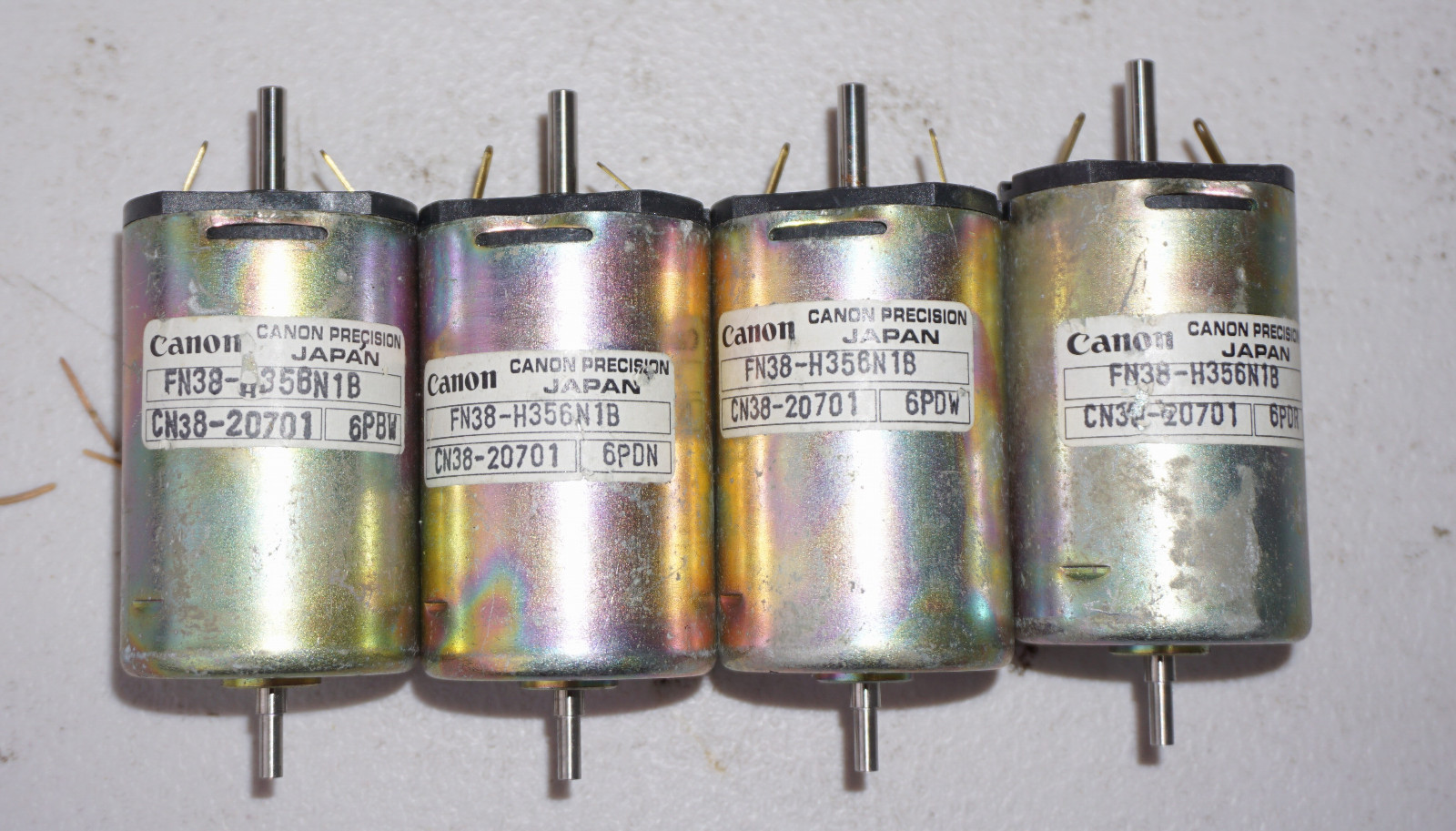 8 Canon Precision 7 pole DC motor 24V FN38 series . Japan . Add'l 20% ...