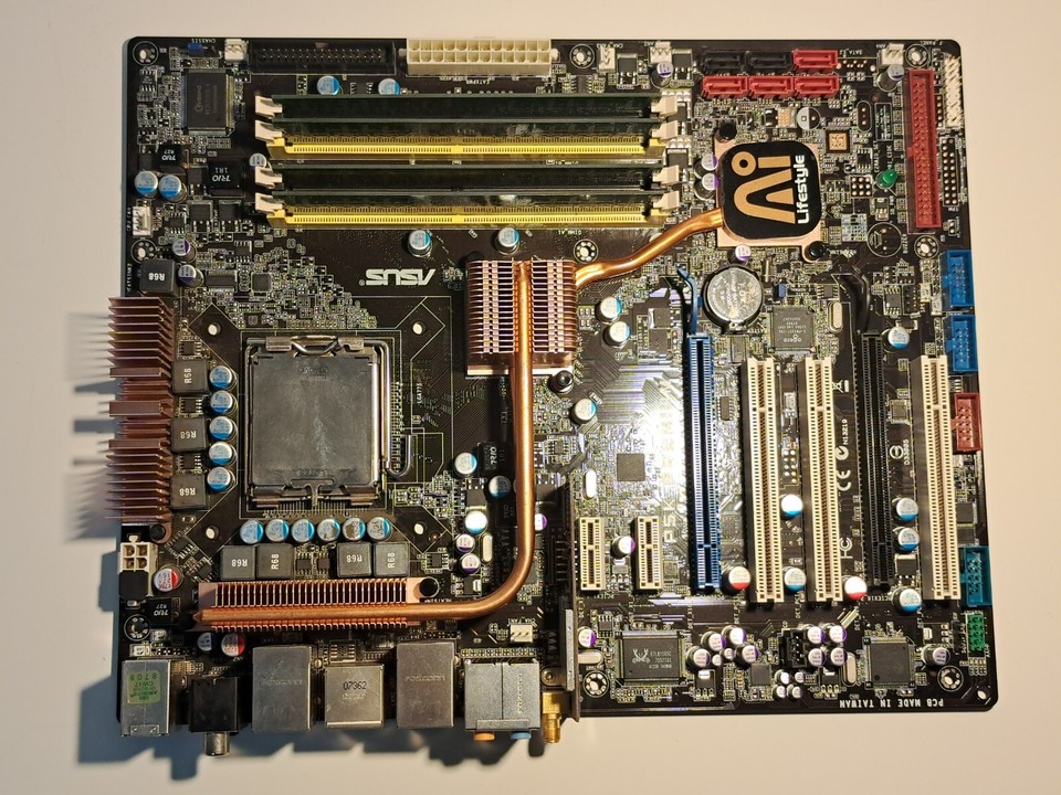 Asus P5K premium Motherboard LGA775, No CPU, 4GB DDR2 RAM, I/O Sheld ...