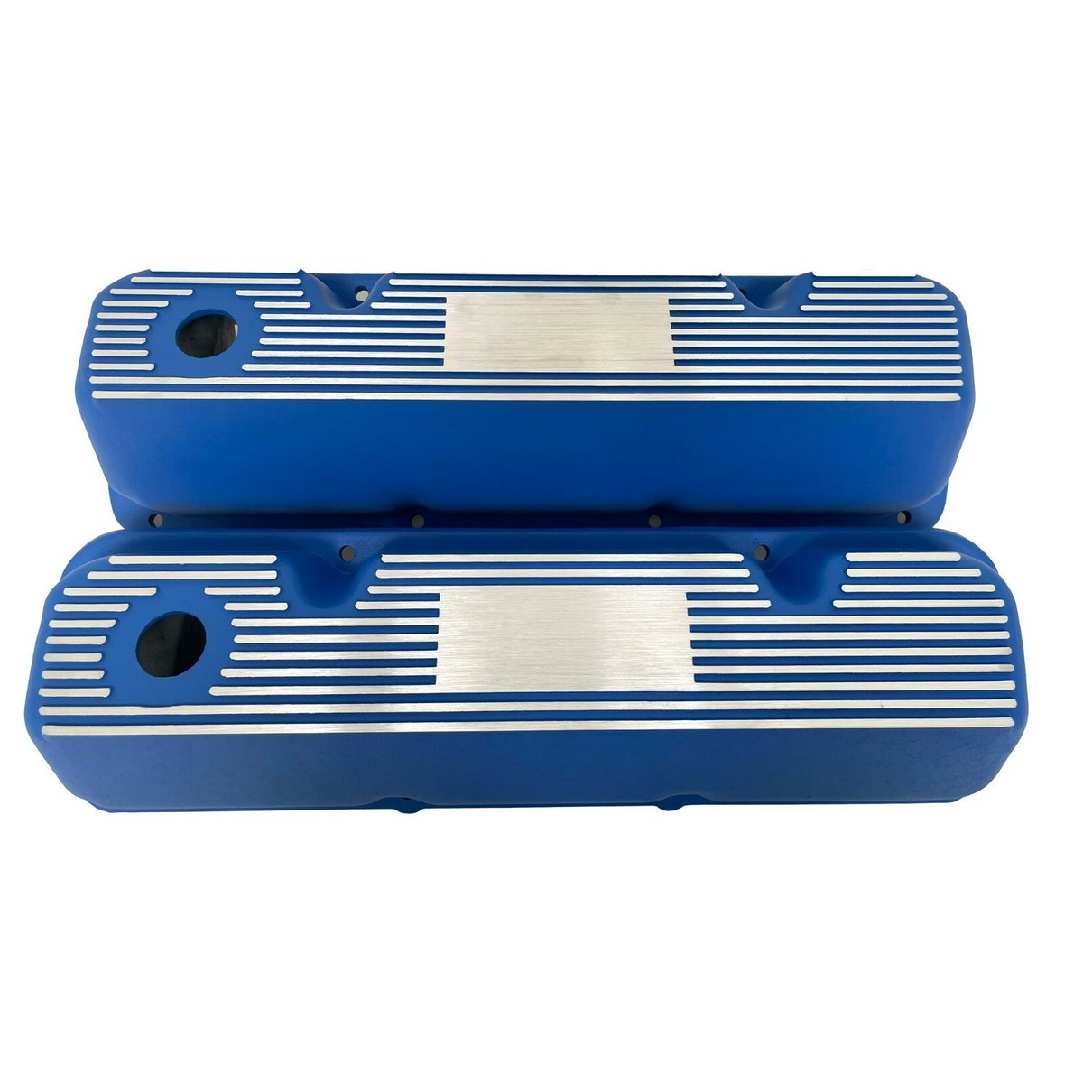 Ford 351 Cleveland Valve Covers Blue - Die-Cast Aluminum - CUSTOM
