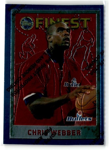 Chris Webber Washington Bullets 1995-96 Finest #144 | eBay