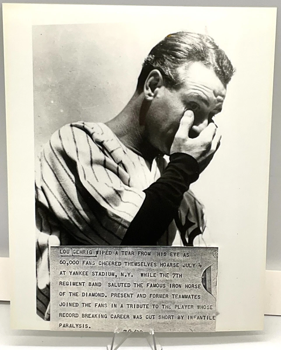 Lou Gehrig Speech Poster