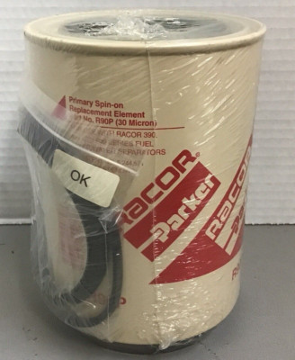 Lot of 4 Parker Racor Primary Spin On Replacement Filter Element R90P ...