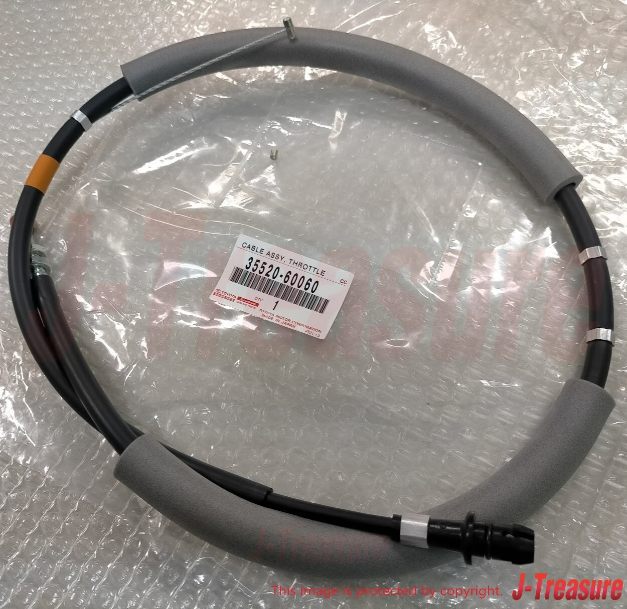 TOYOTA LAND CRUISER HZJ73 Genuine Throttle Accelerator Cable 35520 ...