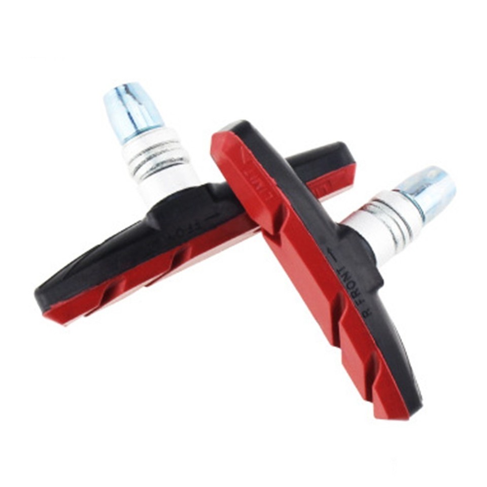 V Brake Pads Threaded Nut & Washers Bike Replacement Break Blocks 2PCS ...