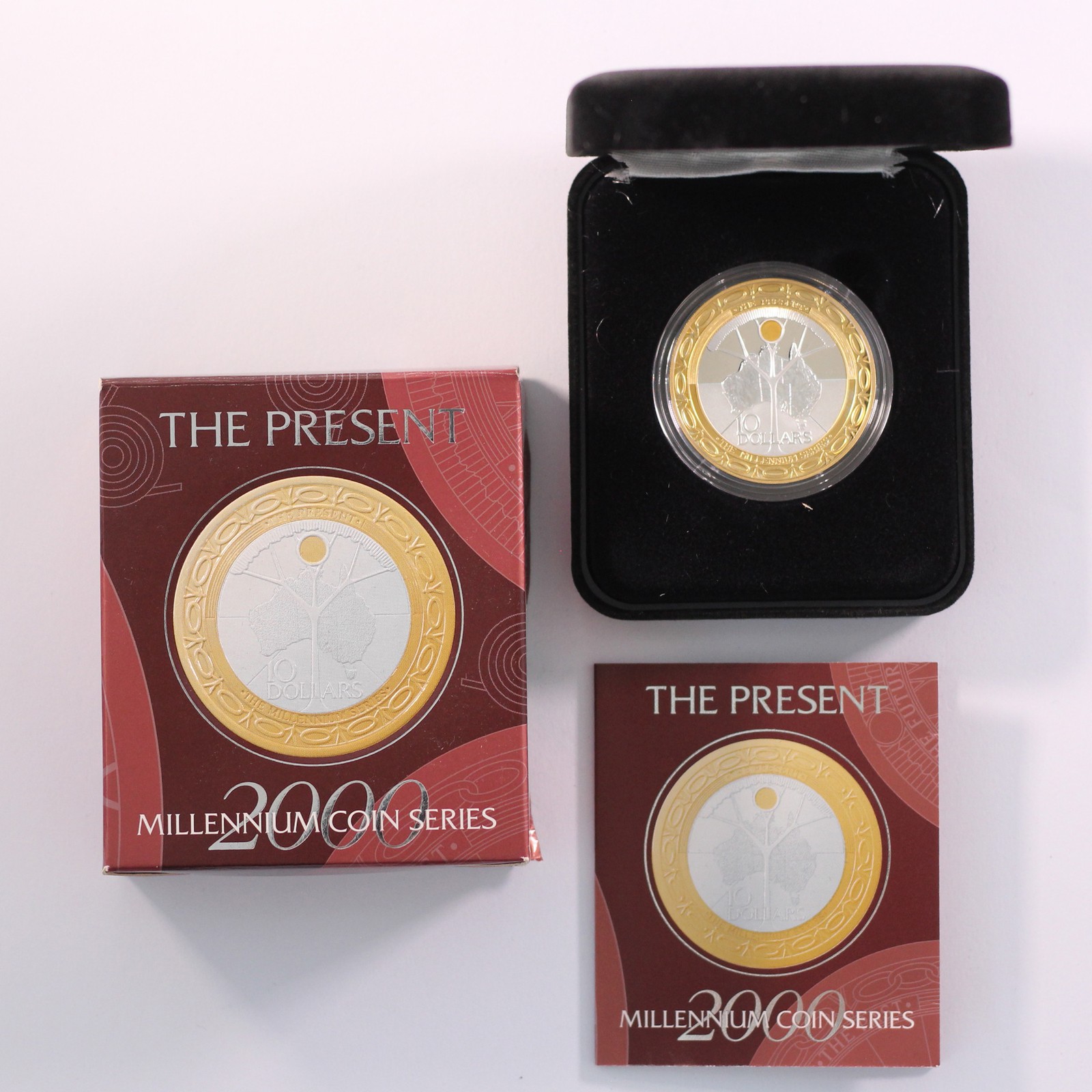 2000 RAM $10 Millenium Coin Series The Present Silver Coin - Box & COA ...