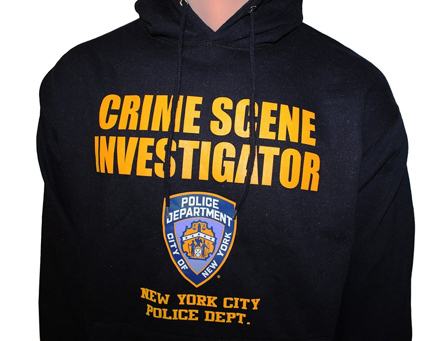 NYPD Crime Scene Investigation Hoodie CSI Sweatshirt Navy Blue | eBay