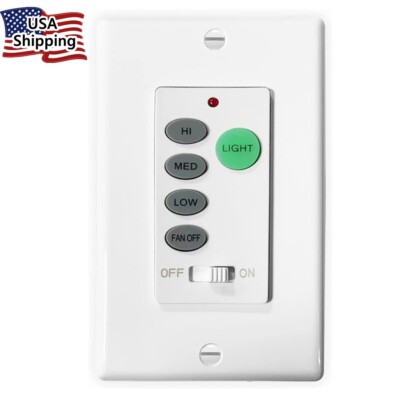 53T Ceiling Fan Wall Remote Switch for Hampton Bay Harbor Breeze Hunter ...
