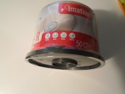 Imation CD-R 48X 80Min 700MB Blank Media Disc Spindle Case 50 PK new ...