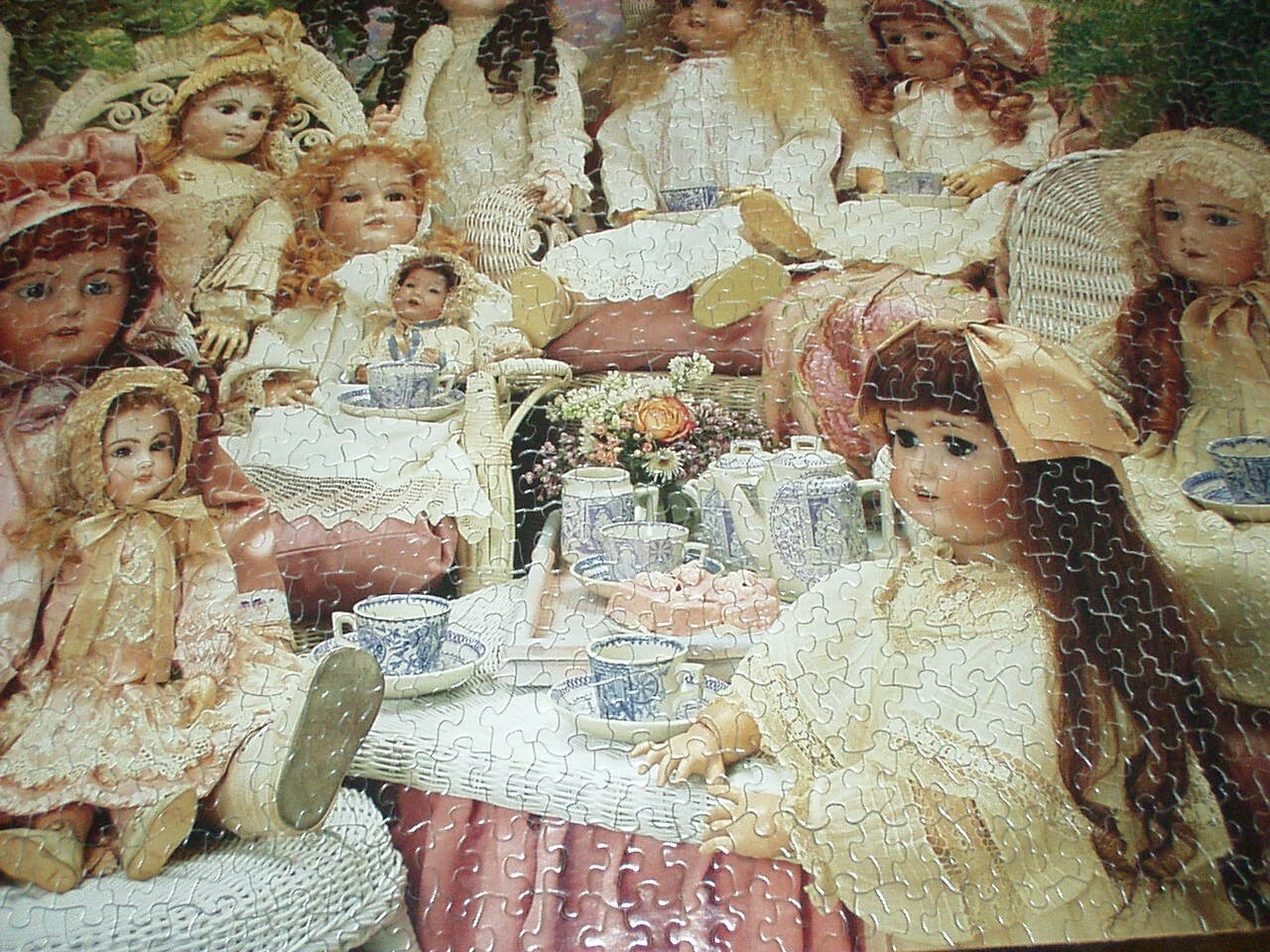 Vintage Springbok The Dolls Tea Party 1000 Piece Jigsaw Puzzle | eBay