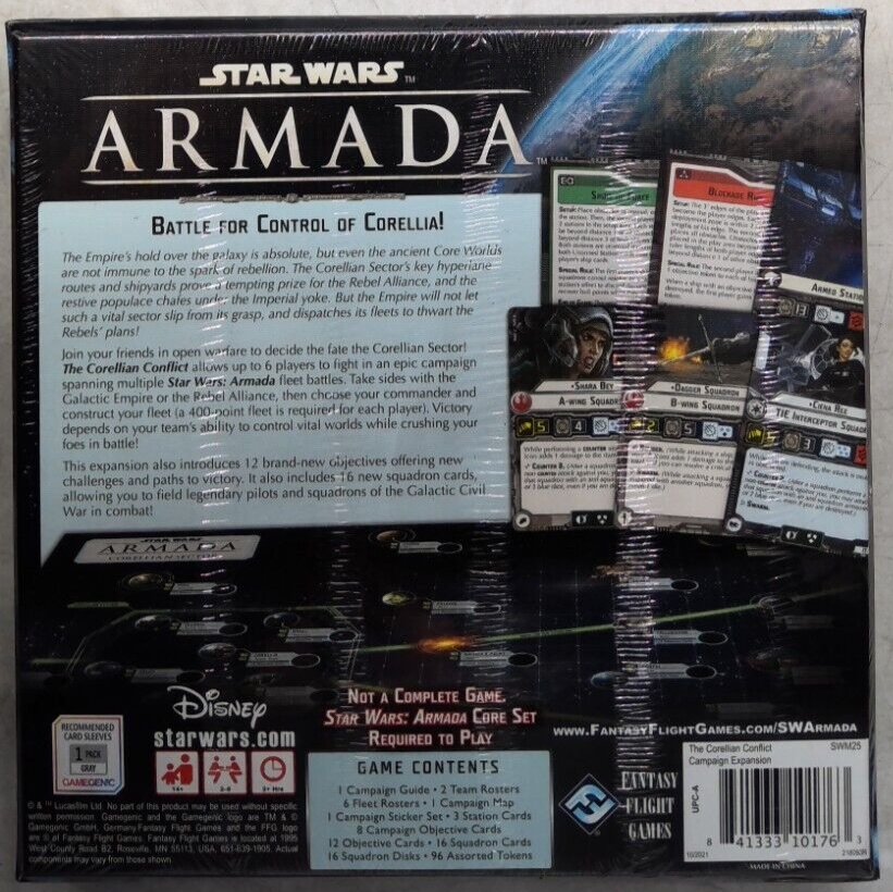 STAR WARS ARMADA CORELLIAN CONFLICT CAMPAIGN EXPANSION PACK BRAND NEW ...