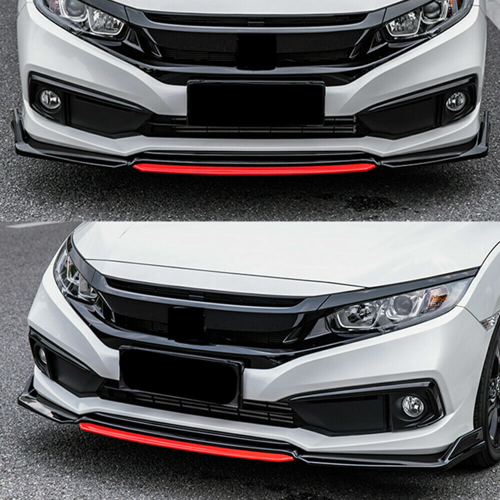 for Infiniti G35 G37 Front Bumper Lip Spoiler Diffuser+Side Skirts+Rear ...