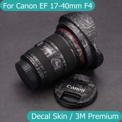 For Canon EF 17-40mm F4 L Decal Skin Vinyl Wrap Film Camera Lens ...