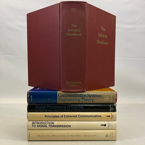 6 Vintage Electronics & Communications HCDJ & HC Textbooks Lot McGraw ...