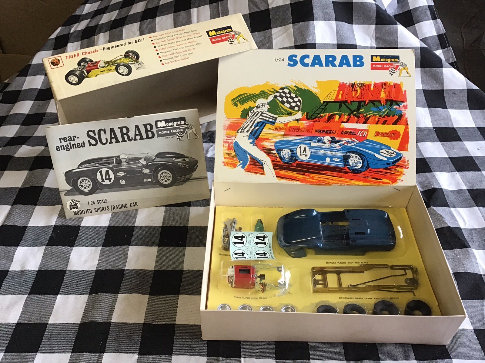 Vintage Monogram Scarab Slot Car Racing 1965 1/24 | eBay