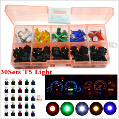 30 Sets Car Instrument Panel Cluster Plug Dash LED Light Mix Bulb Kit ...