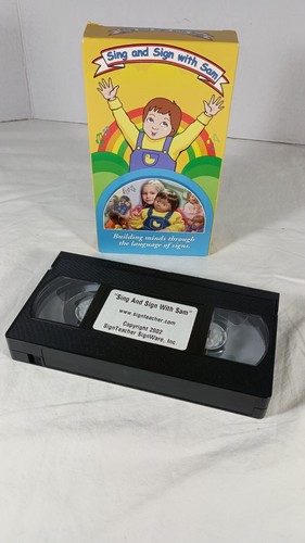 Sing And Sign With Sam Building Minds Through The Language Of Signs VHS ...