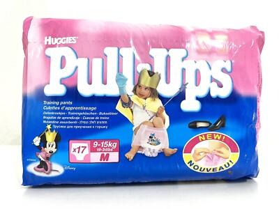 RARE SEALED Vintage 2003 Huggies Pull Ups Girls Minnie Mouse Size M ...