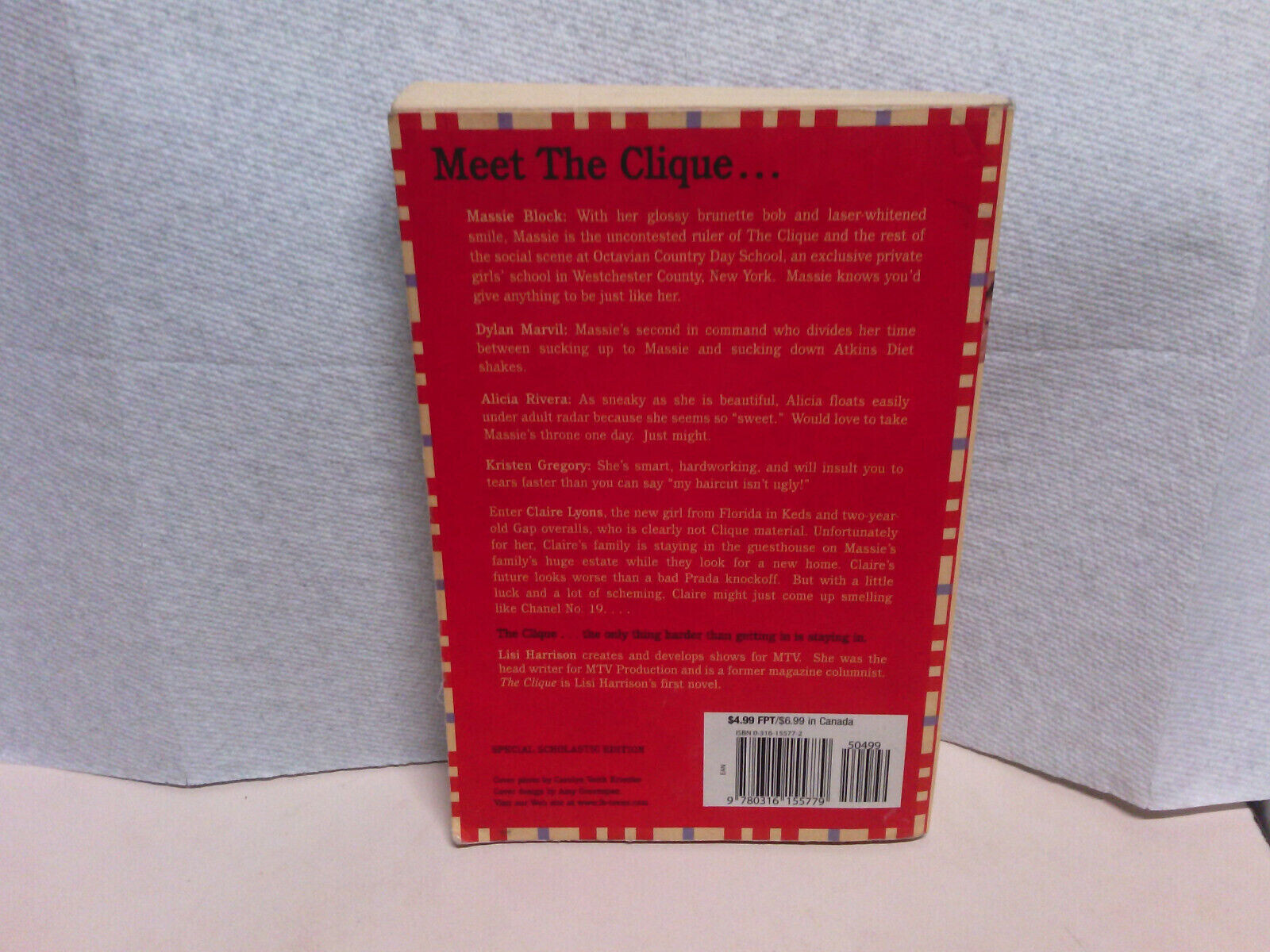 The Clique 1 Lisi Harrison Teen Paperback Book 2004 9780316701297| eBay