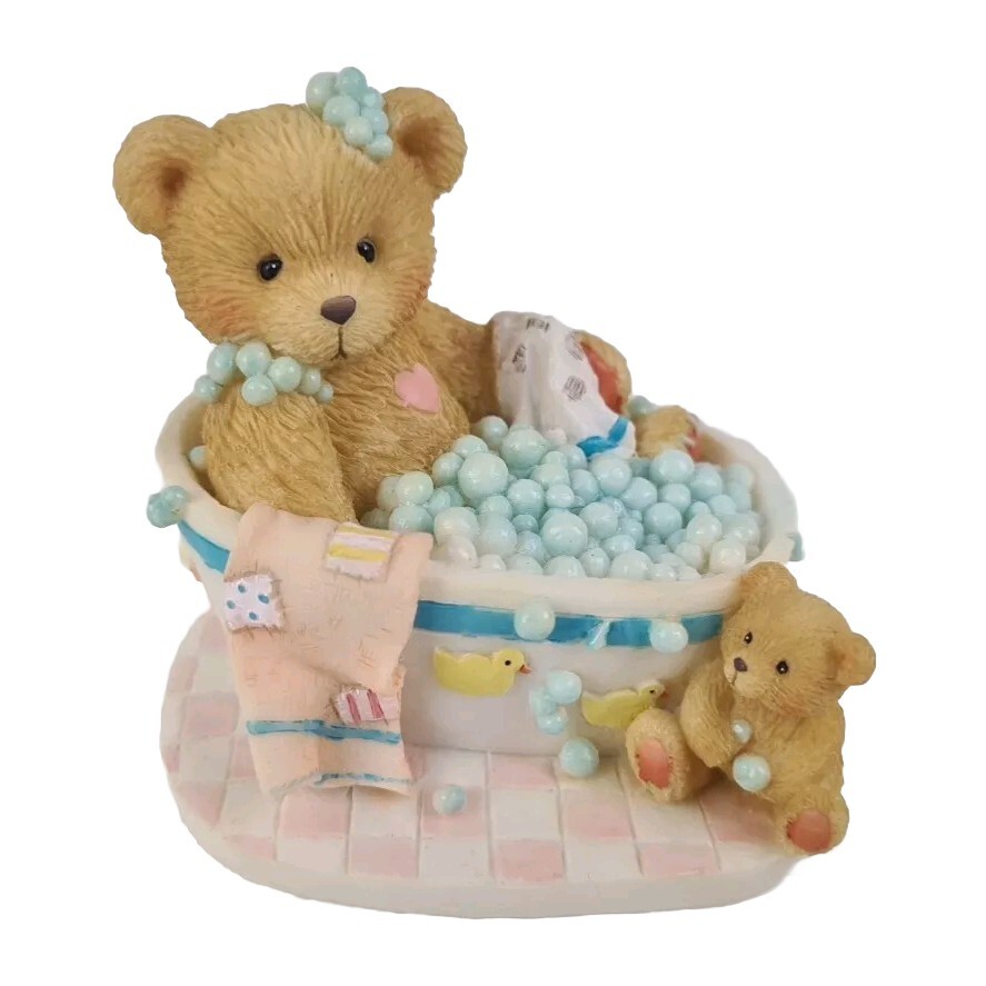 Cherished Teddies Betty 626066 Bubbling' Over With Love 1993 Bathtub ...
