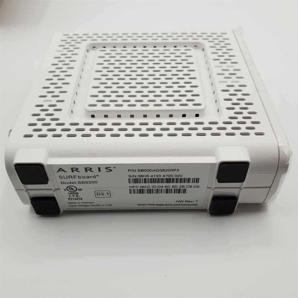 ARRIS SURFboard Docsis 3.1 Gigabit Speed Cable Modem [SB8200] | eBay