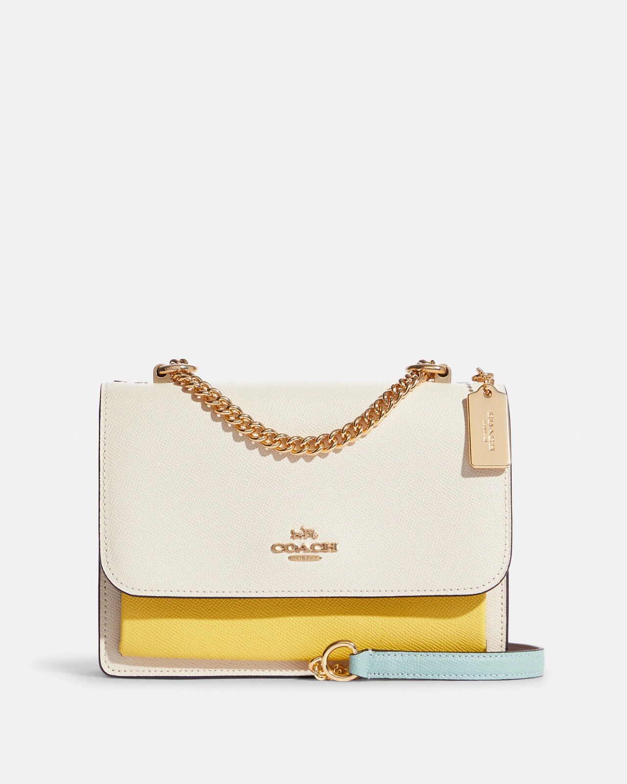 Coach Klare Crossbody In Colorblock Gold/Chalk Multi C8630 | eBay