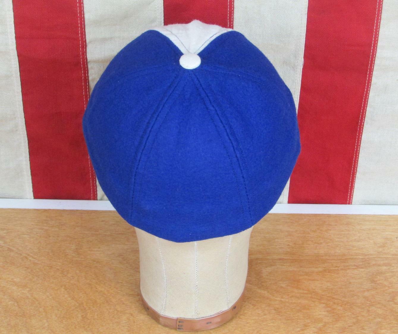 Vintage 1963 College University Freshman Cap Hat Wool Beanie Blue/White ...