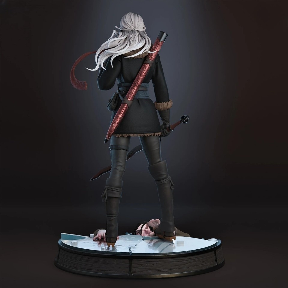 Ciri - The Witcher 1/6 1/9 Scale Figurine Collectible Statue Hand ...