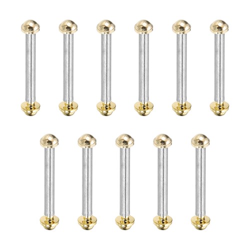 Tube Friction Pin 0.39" Stainless Steel Strap Bars Pins with Rivet Ends ...