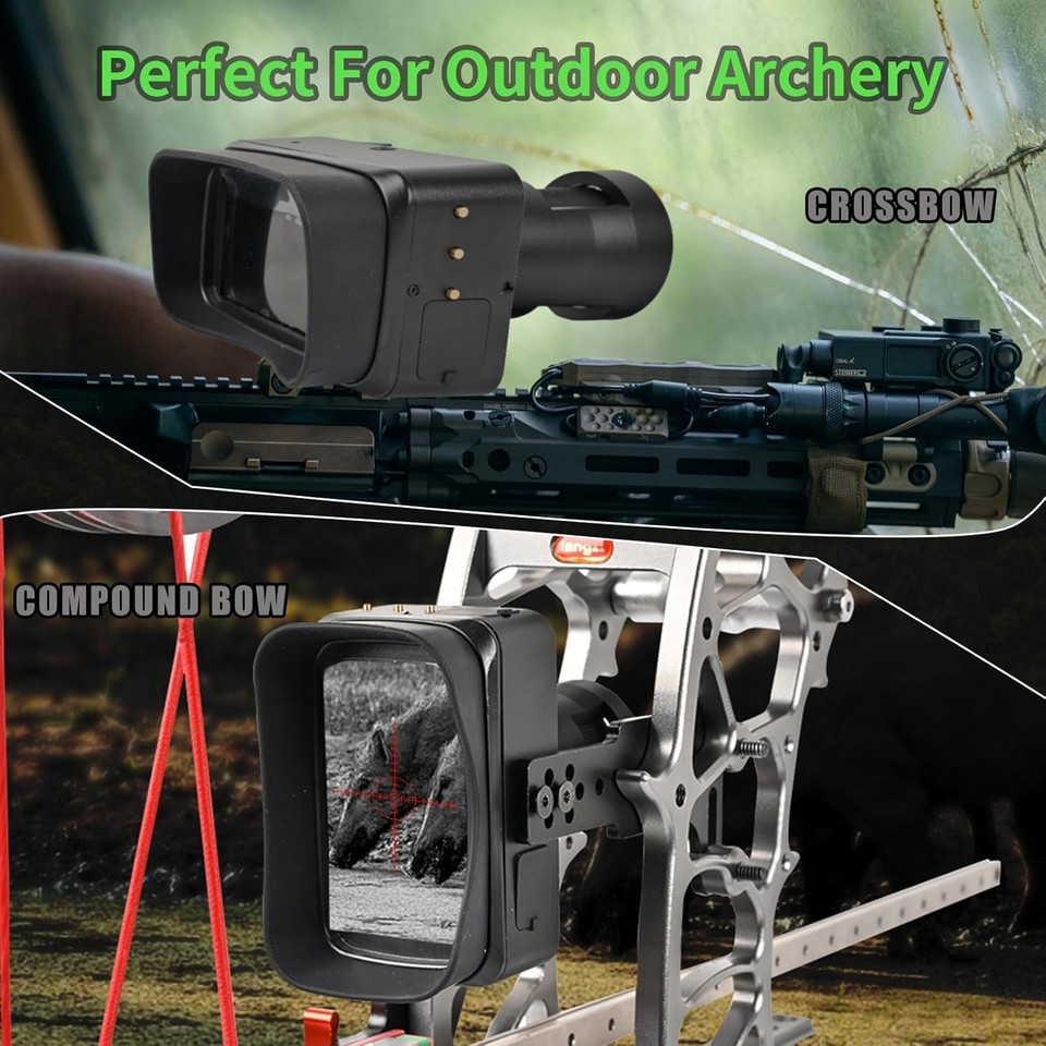 Archery Night Vision Bow Sight - 4K Night Vision Digital Crosshair ...