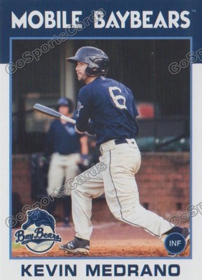 2016 Mobile BayBears Kevin Medrano RC Rookie Diamondbacks | eBay