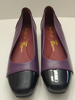 Angel Steps Women's Sz 9.5 WW Purple Kenzie Spectator Flats BS3 | eBay