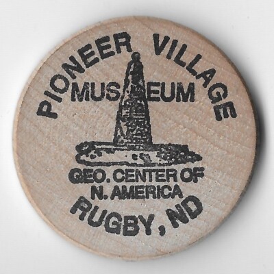 Pioneer Village Museum Rugby North Dakota Wooden Nickel Variety 1 | eBay
