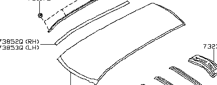 2014-19 NISSAN VERSA NOTE Drip Molding 73853-3WC0A OEM | eBay