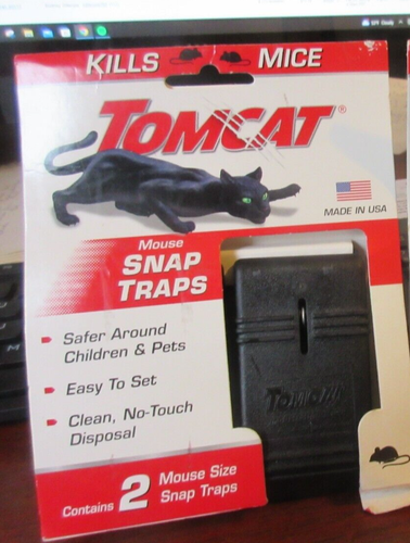 TOMCAT Mouse Snap Trap Reusable 3 Count 2 Each 6 Traps Total for sale ...