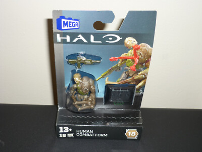 NEW 2023 Mega Construx Halo Series 18 HUMAN COMBAT FORM Heroes NEW MIP ...