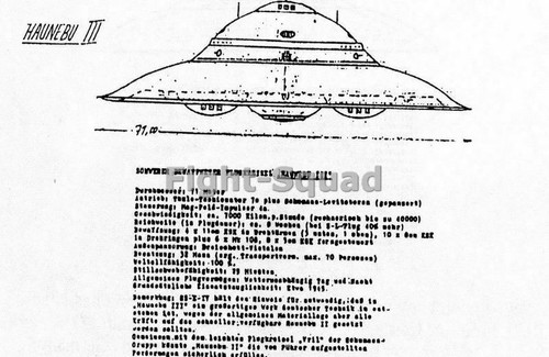 WW2 Picture Photo Designed in 1945 SS plans of a Haunebu III 2505 | eBay