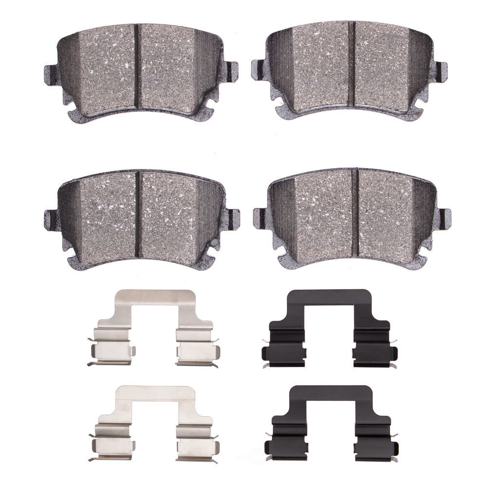 DFC 1551101801 Disc Pads and Brake Shoes - Disc Brake Pad Set, Rear for ...