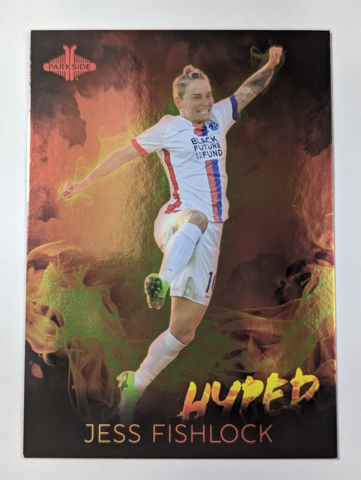 2023 Parkside NWSL Volume 1 Hyped #16 Jess Fishlock Foil Insert | eBay