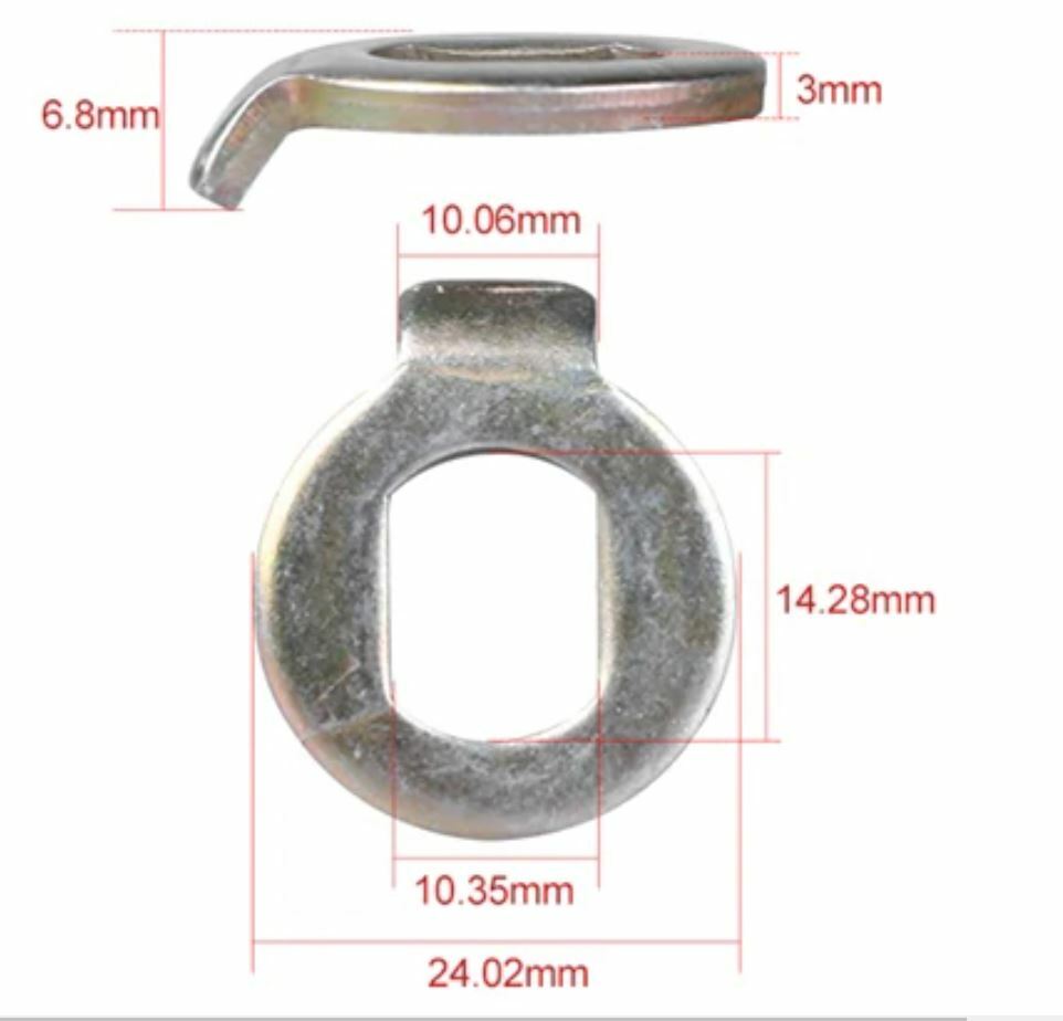 Hub Motor Screw Cap Set E-Bike Hub Motor Lock Nuts - M12 & M14 Axle Nut ...