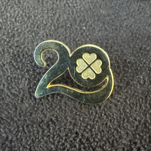 Gold Tone 20 Four Leaf Clover Lapel Pin Collectible | eBay